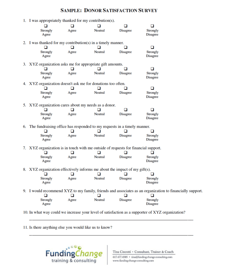 Using Surveys to Strengthen Donor Relationships | Nonprofit Quarterly ...