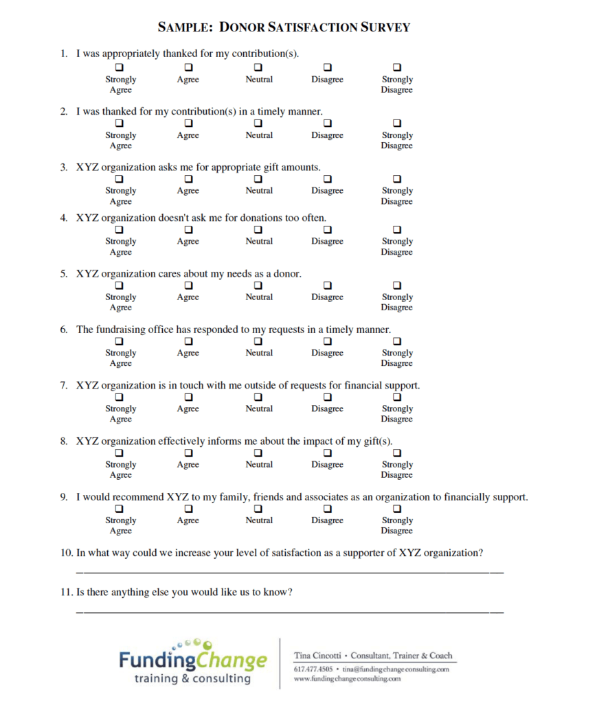 Using Surveys to Strengthen Donor Relationships | Nonprofit Quarterly ...